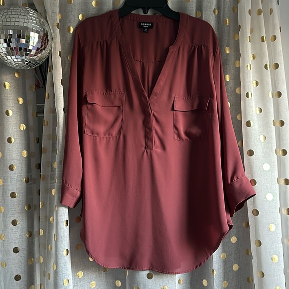 torrid | Tops | Torrid Blouse | Poshmark